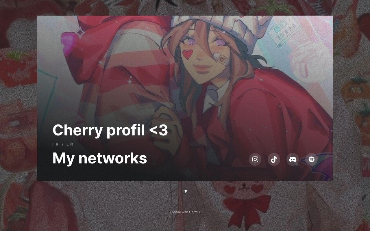 Cherry profil